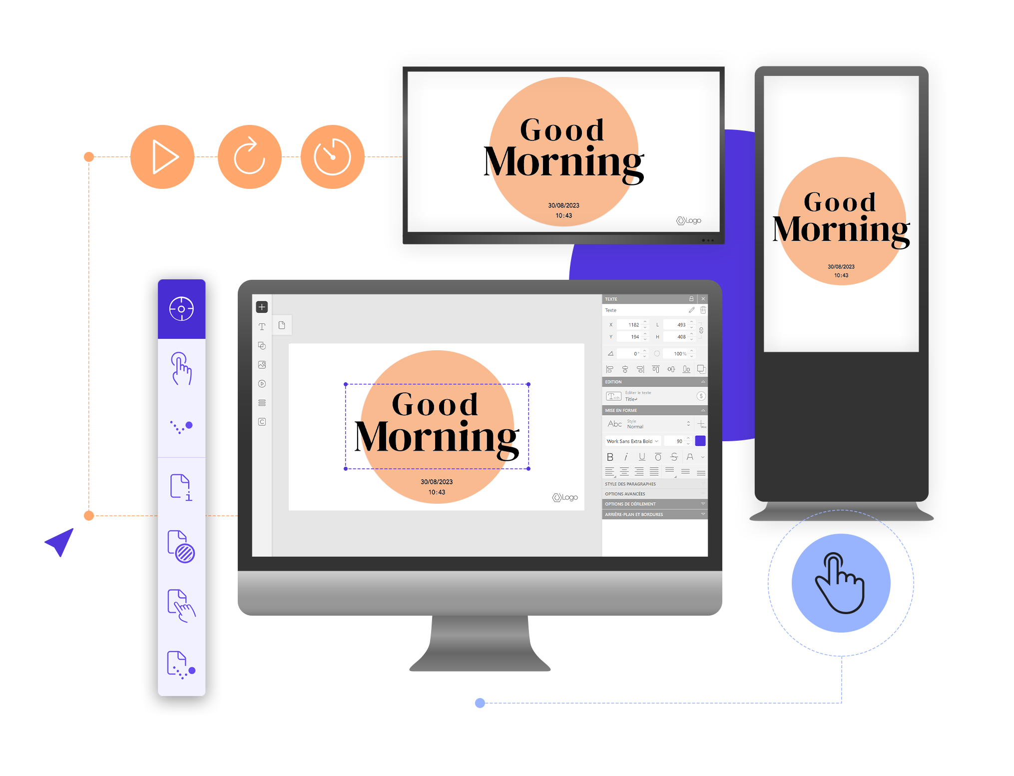 The digital signage software that animate all your screens | Touchify